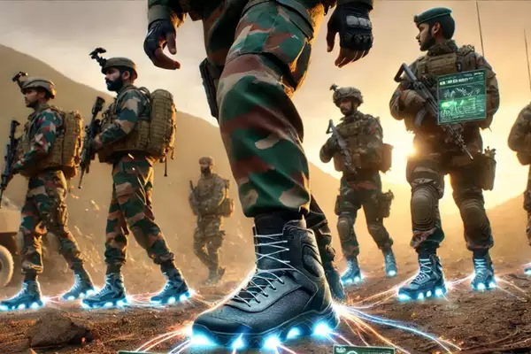 Tribo-Electric Nanogenerator (TENG) based shoes for Armed Forces - IAS ...